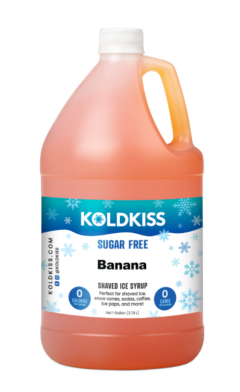 Sugar Free Shaved Ice Syrup, Ready to Use, Gallons – Koldkiss