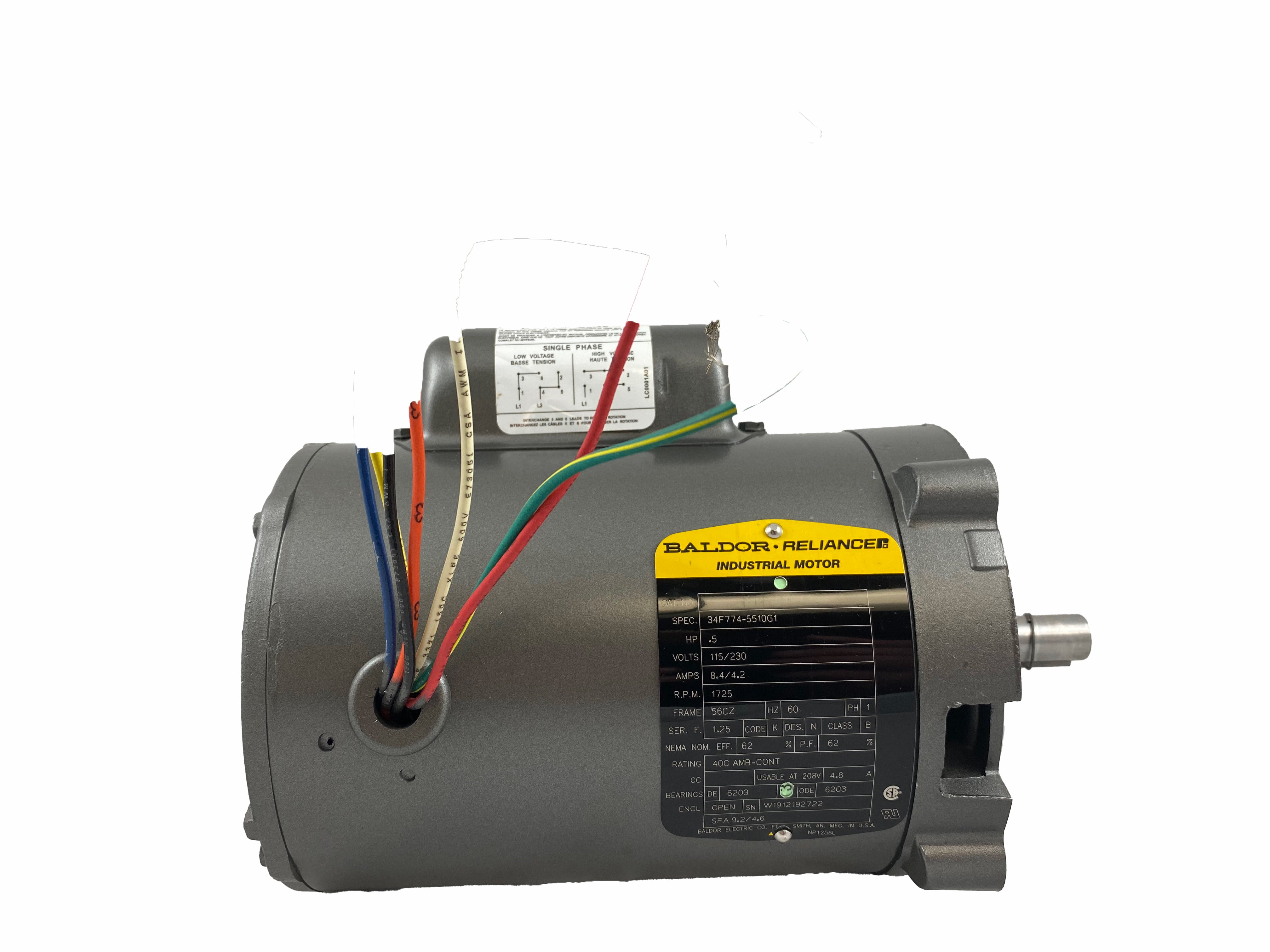 Koldkiss Snow Shaver Replacement Motor, 1/2 HP